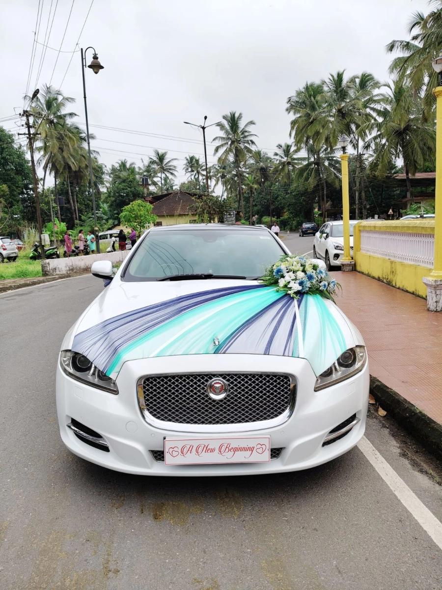 Jaguar Wedding Car | Esther's Wedding Car | Weddings De Goa